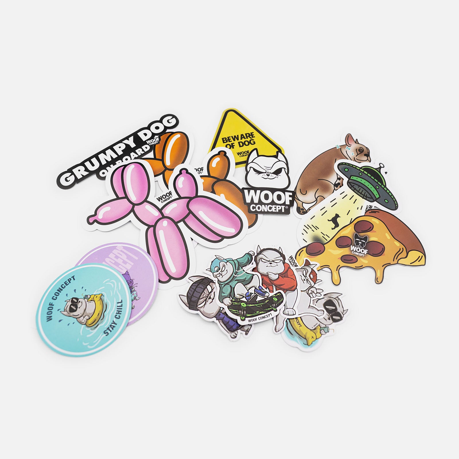 Premium Sticker Pack – Woof Concept Products Ltd